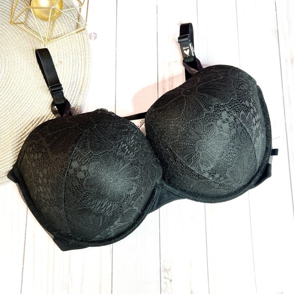 Victoria's Secret | Intimates & Sleepwear | Victorias Secret Black Push ...